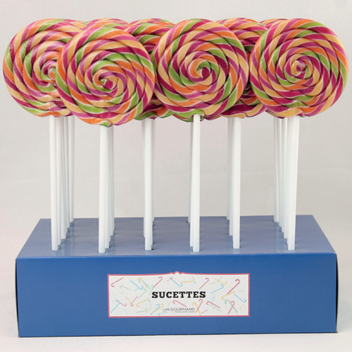 Sucette ronde tutti frutti OH GOURMAND